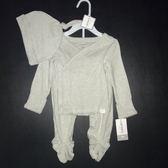 Carter's | Matching Sets | Carters 3 Piece Gray Pajama Set 3 Month Nwt ...